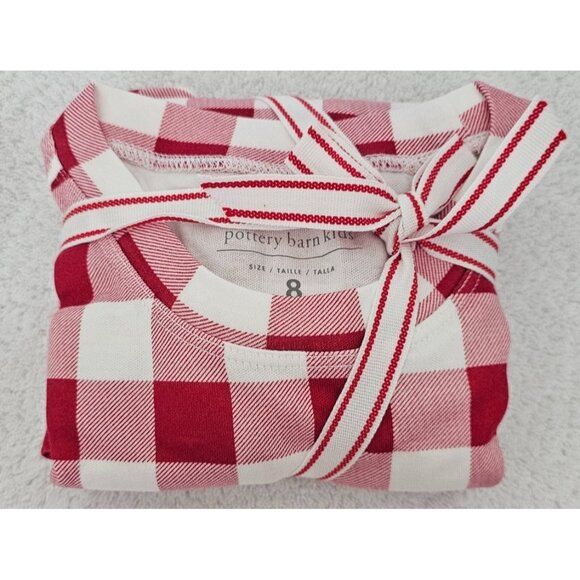 Pottery Barn Kids | Pajamas | Pottery Barn Kids Red White Check Pajamas ...